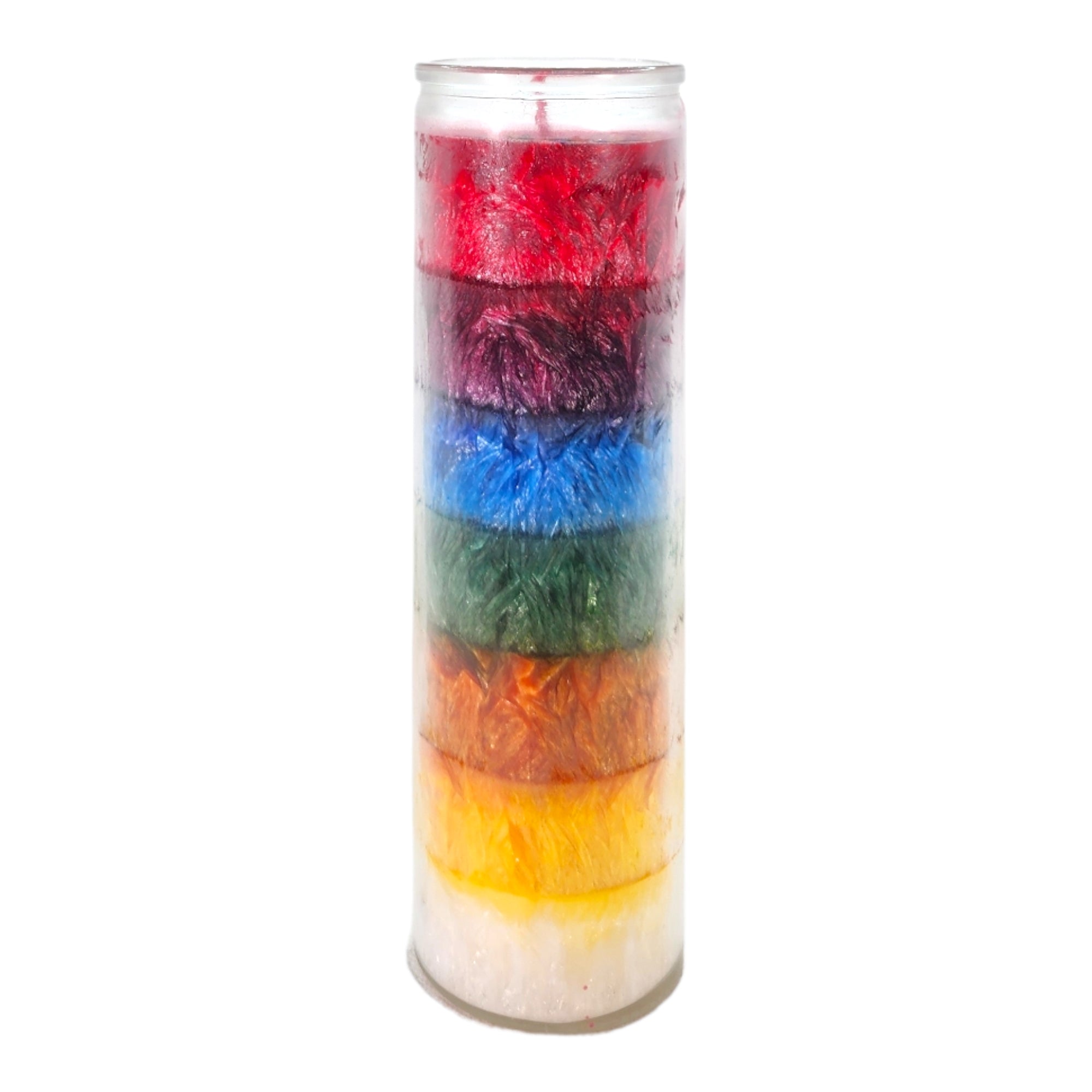 7 COLOR RAINBOW-PALM WAX CANDLE-[7 COLOR] | VELA CASA ESOTERICA ...