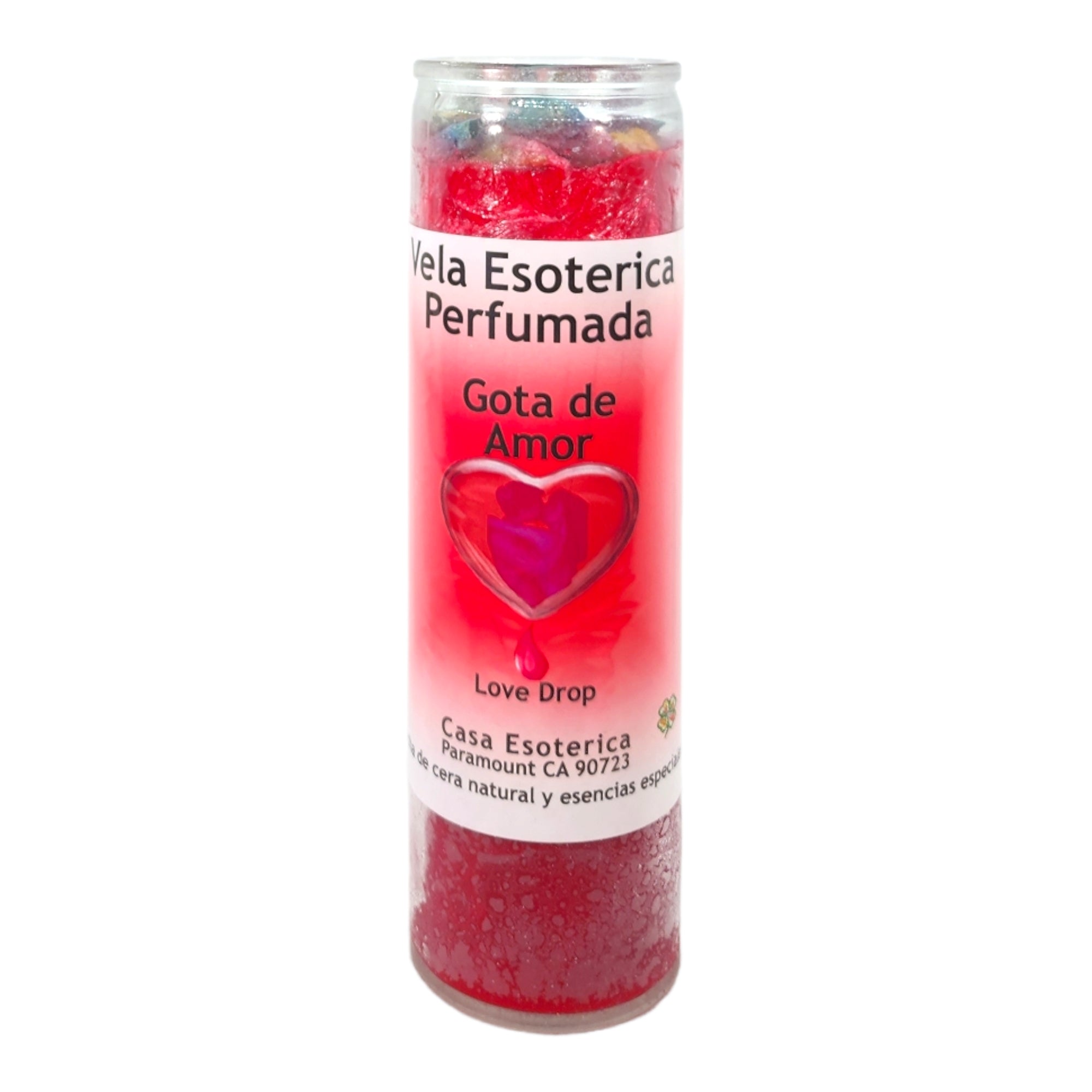 LOVE DROP-Palm Wax Spiritual intention Spell Candle-[RED] | Vela Casa ...